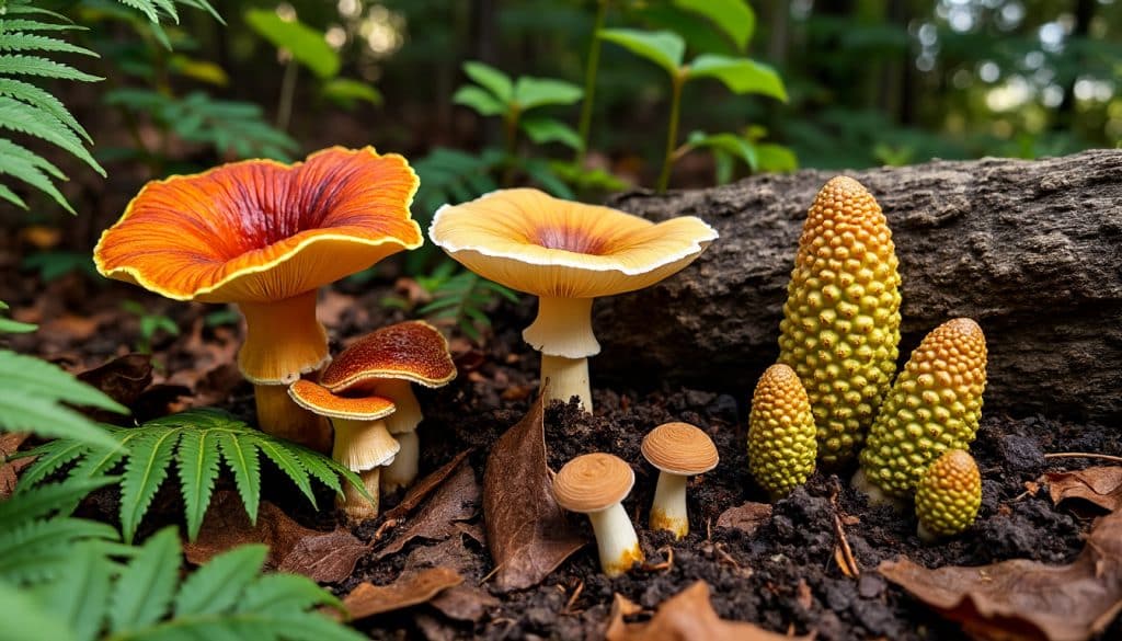 variétés de champignons comestibles à identifier facilement
