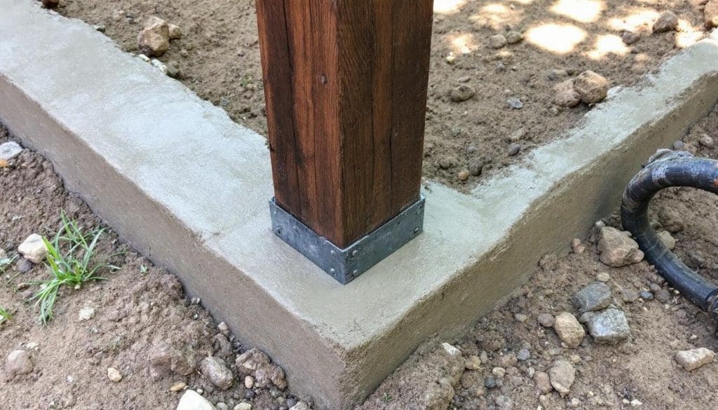 Sceller des poteaux en bois : techniques pour un jardin solide